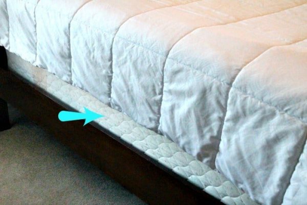 DIY Bed Skirts for Hard to Cover Box Springs