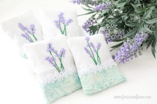 How to Make a Lavender DIY Sachet with a Step by Step Tutorial
