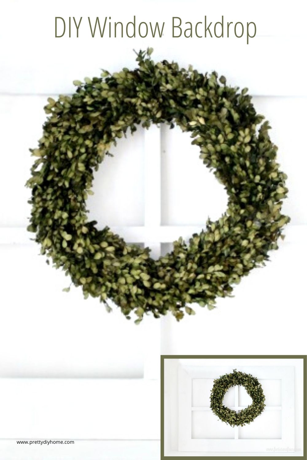 How To Build An Old Window Frame Using Lumber - Pretty DIY Home