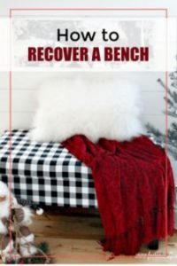 How to Reupholster a Bench in Buffalo Check Int'l Bloggers