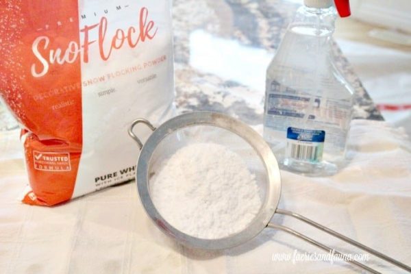 How to Flock a Christmas Tree - Pretty DIY Home