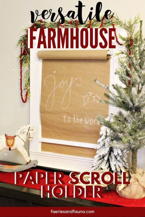 How To Make A Framed DIY Paper Scroll Hanger - Pretty DIY Home