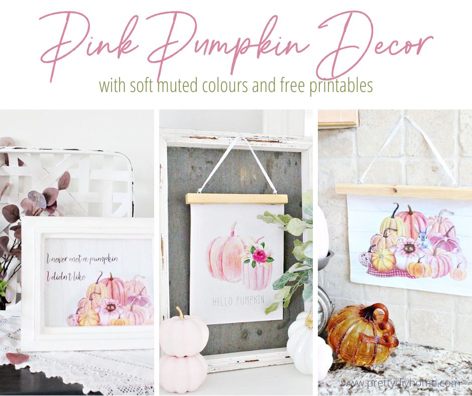 Decorating With Pumpkins And Pumpkin Printables Pretty DIY Home