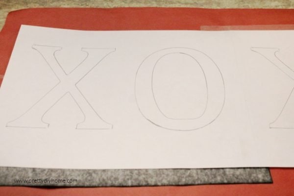 X O Pillow for the Bedroom or Valentine's Day
