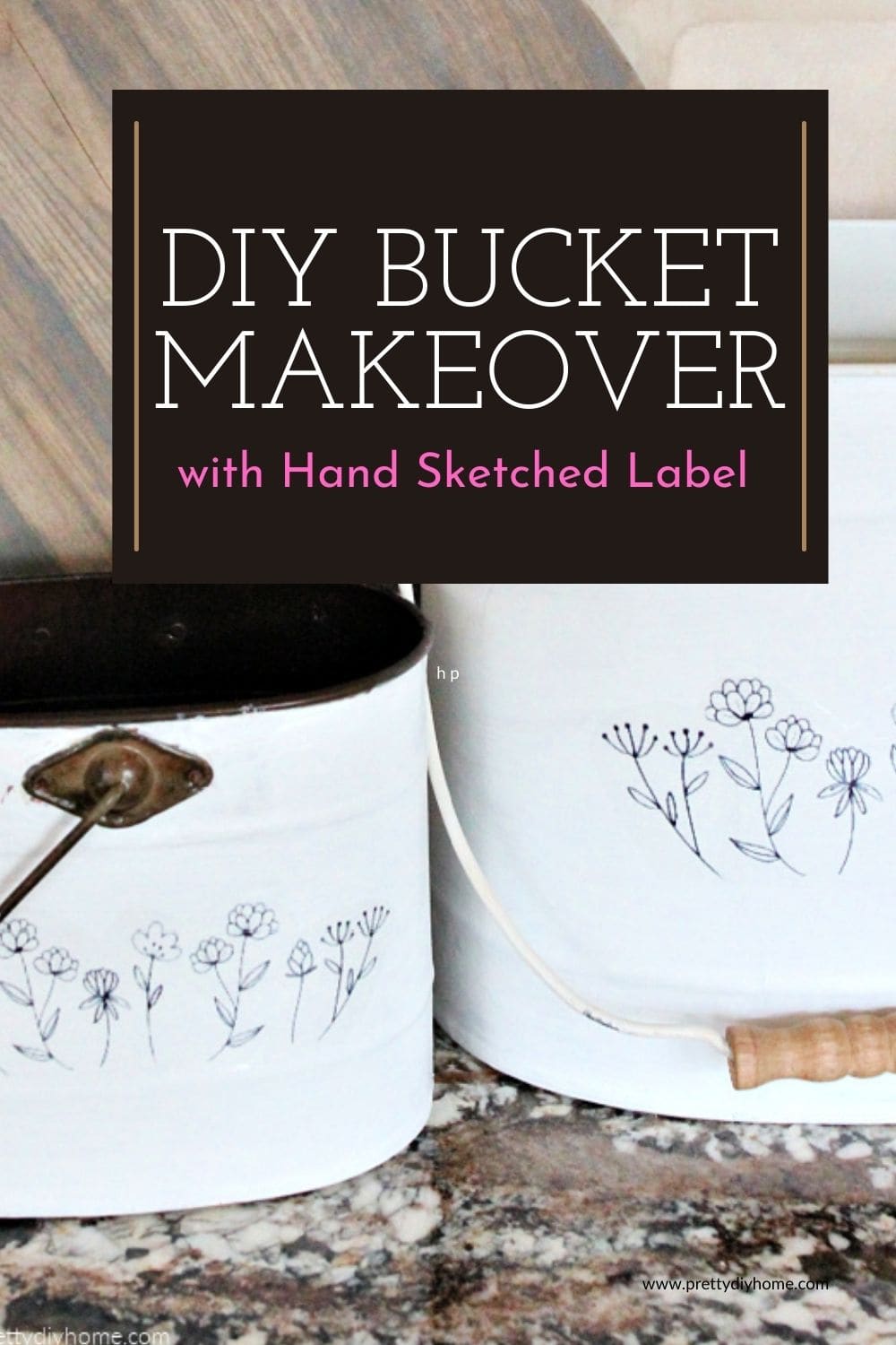 Farmhouse DIY Bucket Makeover - Pretty DIY Home