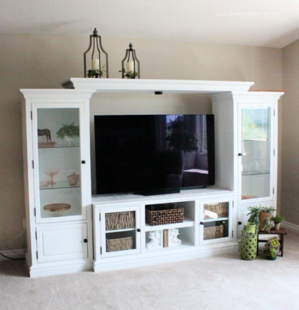 DIY Entertainment Center Makeover