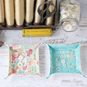 DIY Fabric Storage Basket with Pattern and Calculations