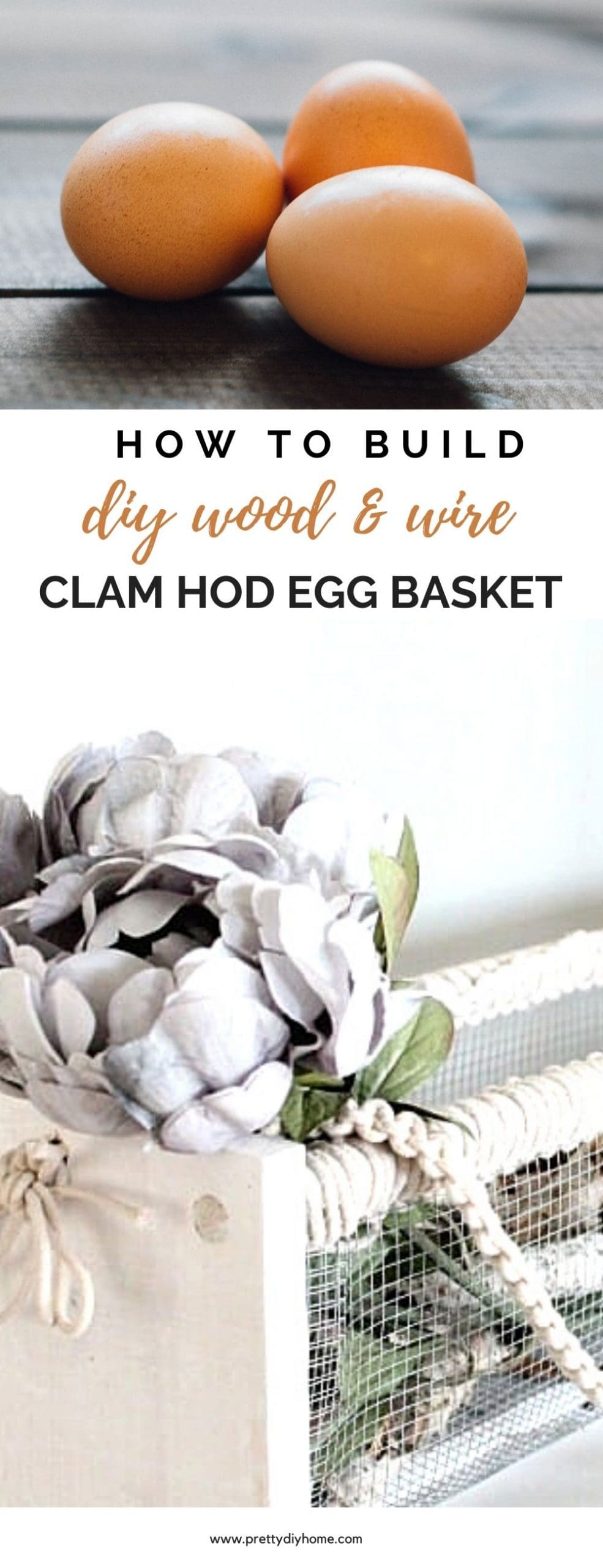 DIY Clam Hod Egg Basket - Pretty DIY Home