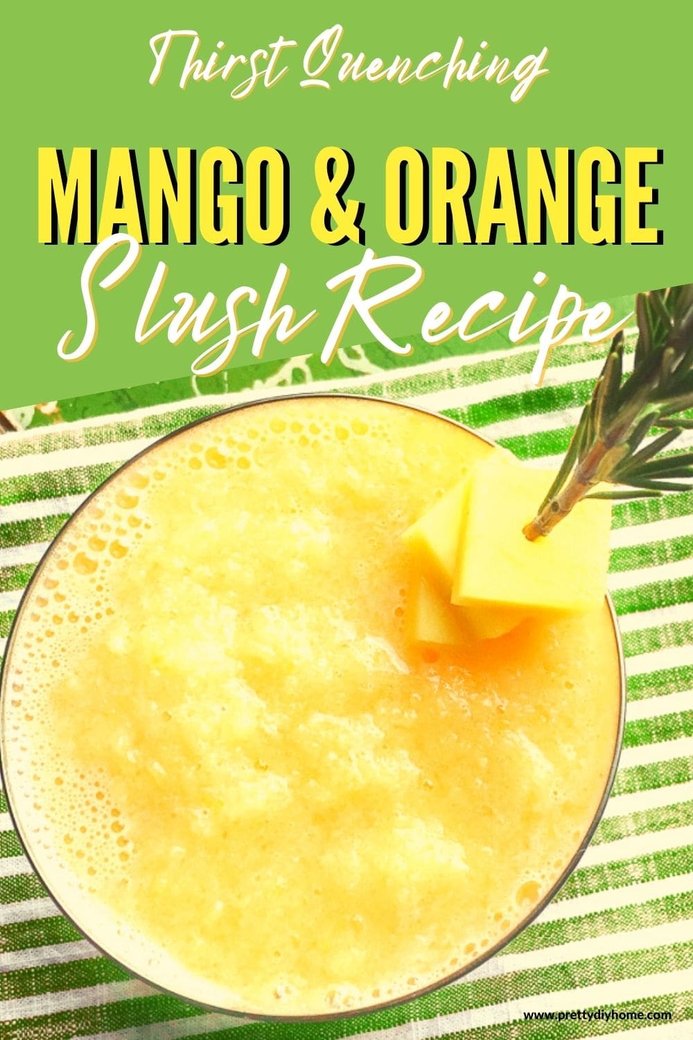 Orange Mango Slush and Margarita Recipes - Pretty DIY Home