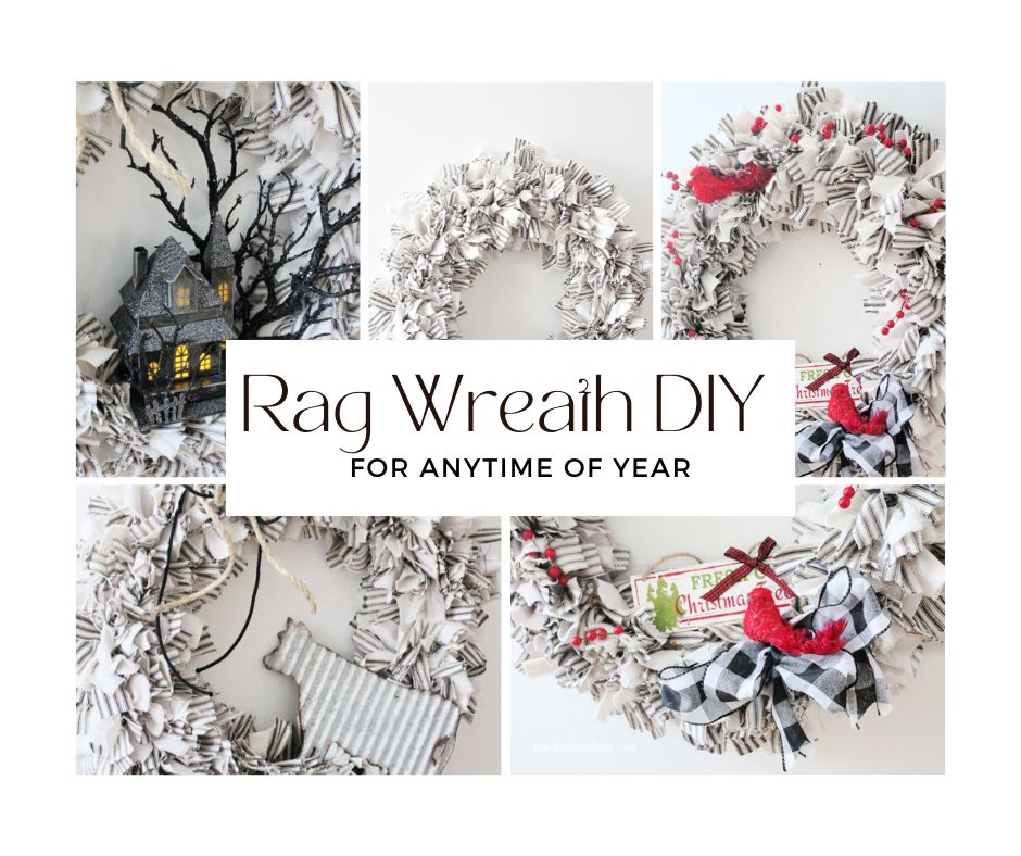 Rag Wreath - With Easy Year Around Rag Wreath Ideas